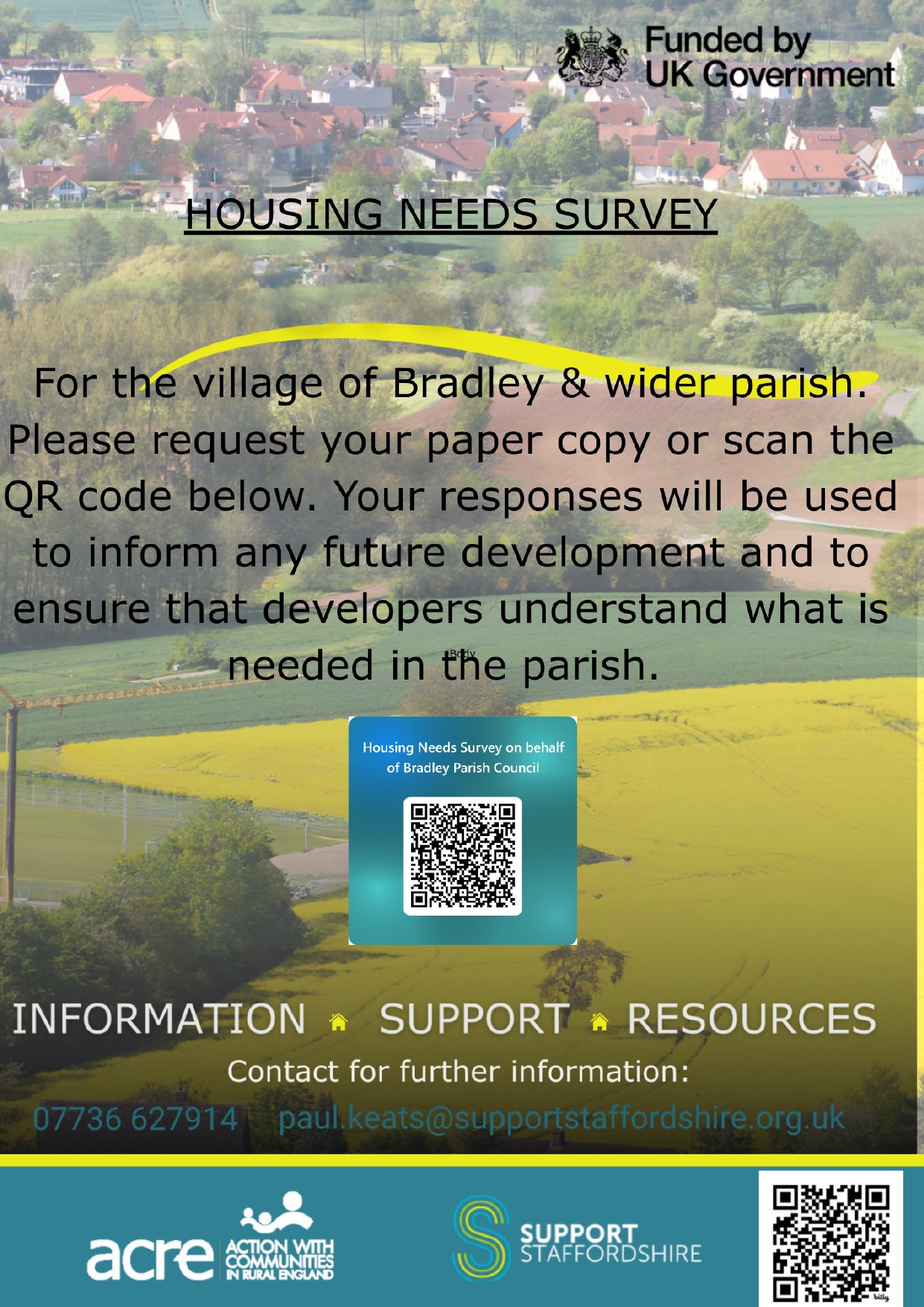 Affordable Rural Housing - Housing needs survey - Bradley Parish Council